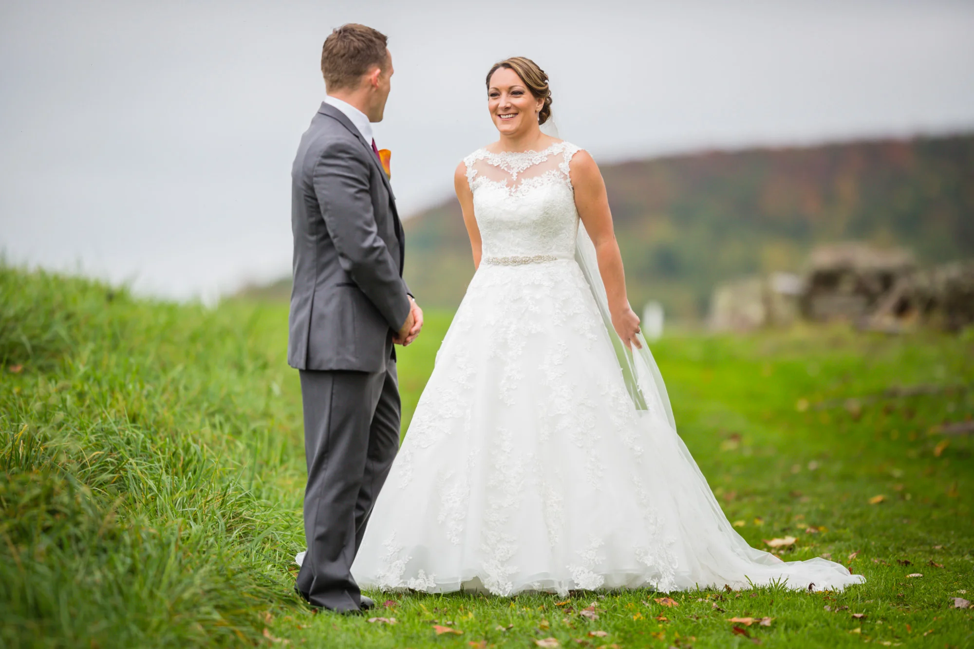 Outdoor Autumn Stone Hedge Wedding — Rob Lettieri Photography ...