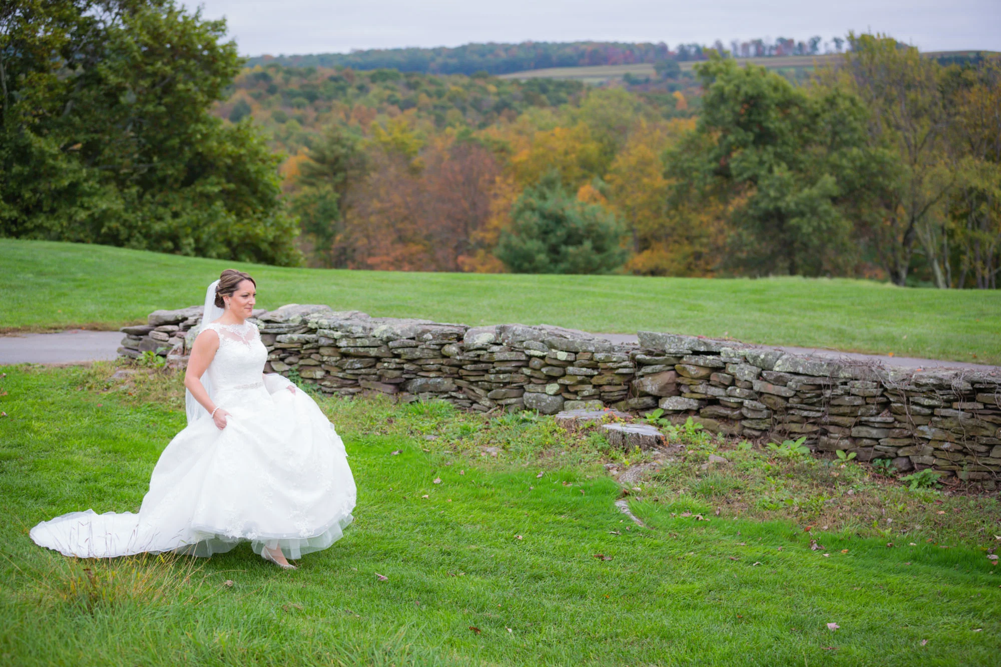 Outdoor Autumn Stone Hedge Wedding — Rob Lettieri Photography ...