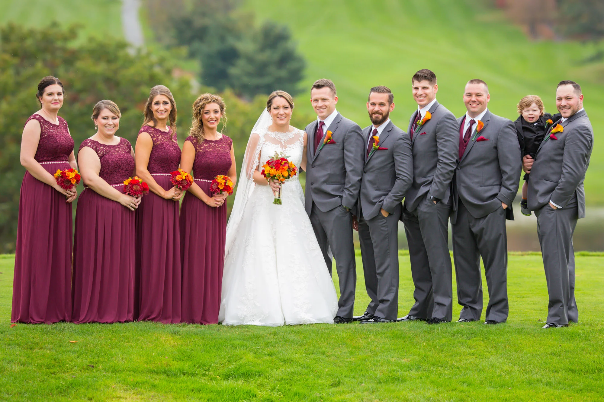 Outdoor Autumn Stone Hedge Wedding — Rob Lettieri Photography ...