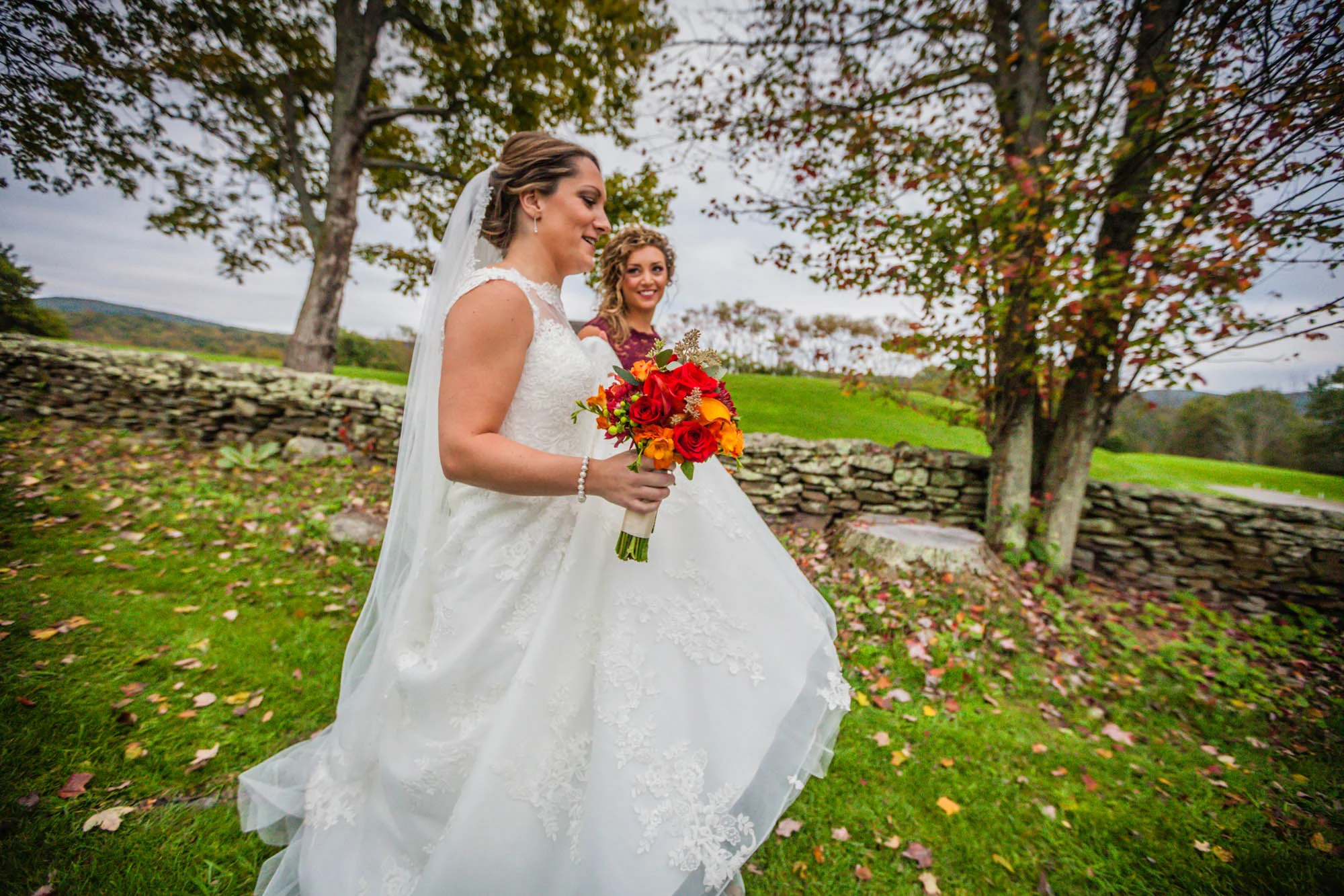 Outdoor Autumn Stone Hedge Wedding — Rob Lettieri Photography ...