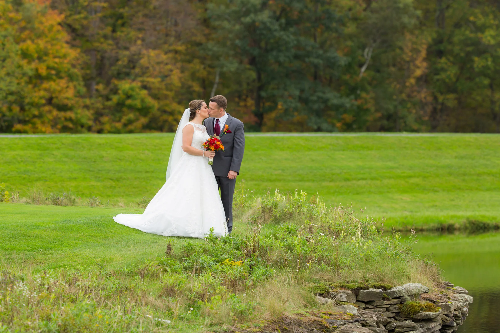 Outdoor Autumn Stone Hedge Wedding — Rob Lettieri Photography ...