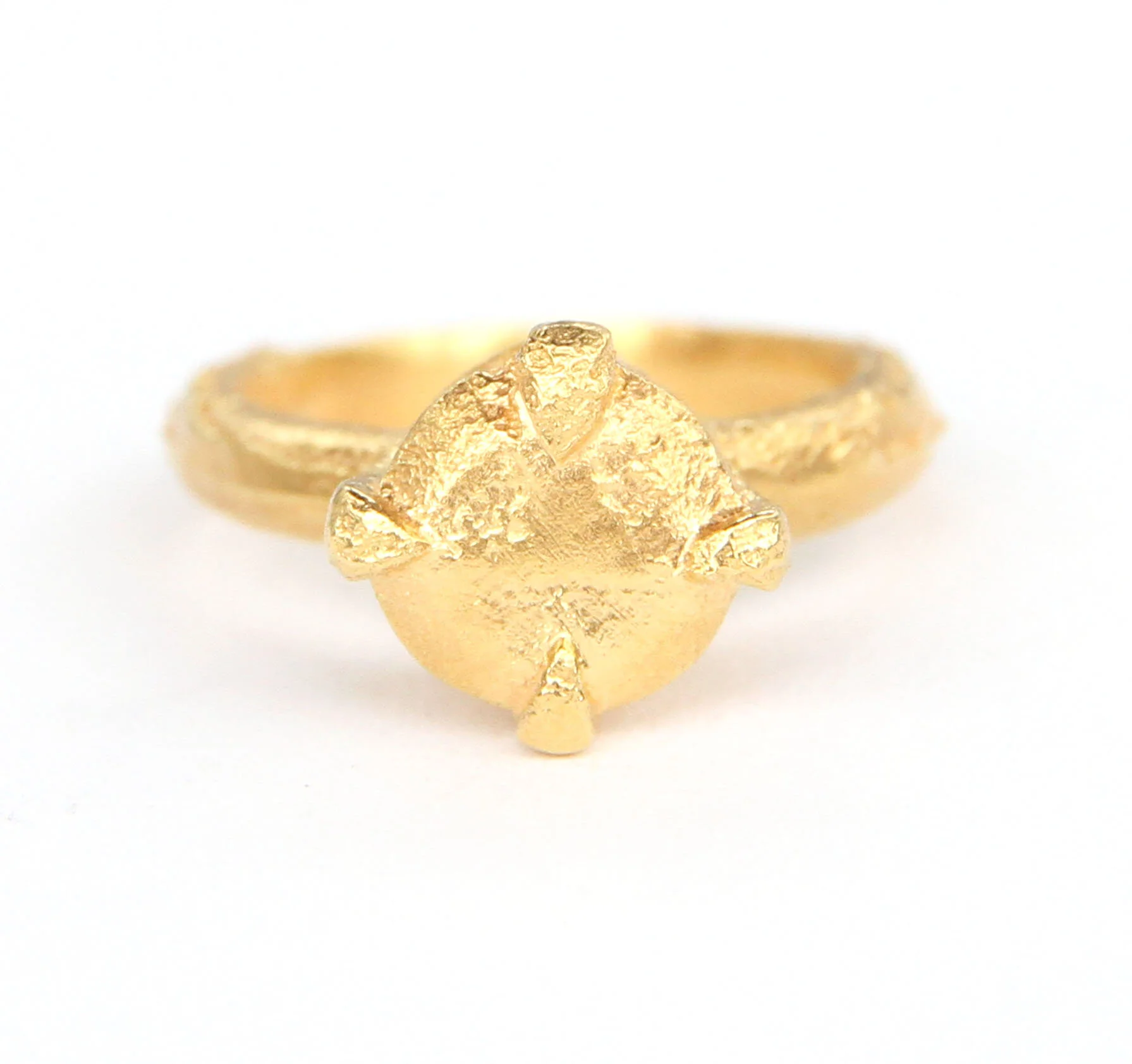Gold Khufu ring — Sian Evans