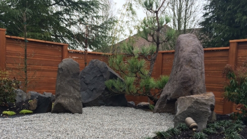 Landscape Boulder Placement Portland Oregon