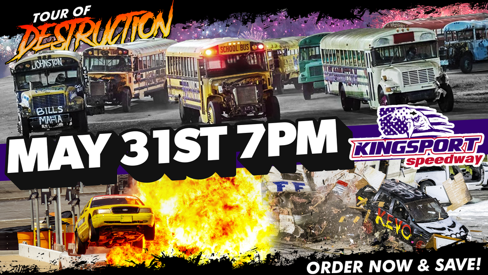 TOUR OF DESTRUCTION - School Bus Racing & Demolition Derby Series