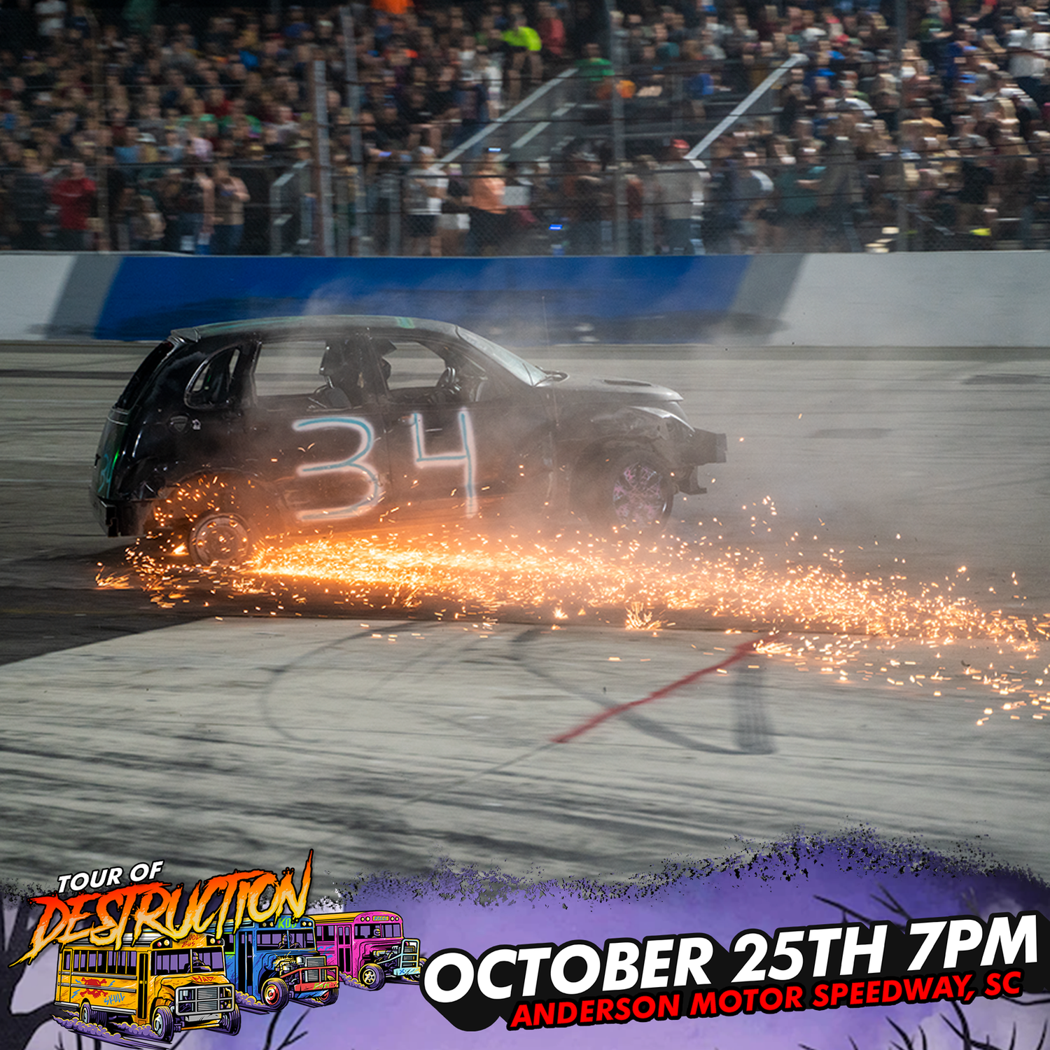 Anderson Motor Speedway, SC — TOUR OF DESTRUCTION