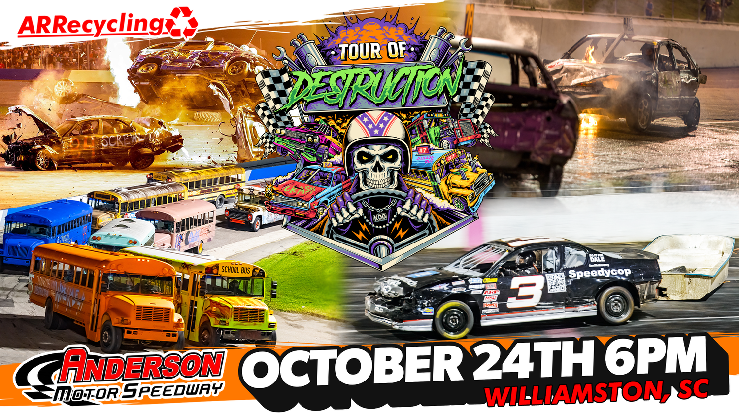 Anderson Motor Speedway, SC — TOUR OF DESTRUCTION