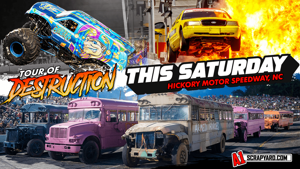 TOUR OF DESTRUCTION - School Bus Racing & Demolition Derby Series