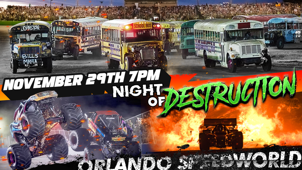TOUR OF DESTRUCTION - School Bus Racing & Demolition Derby Series