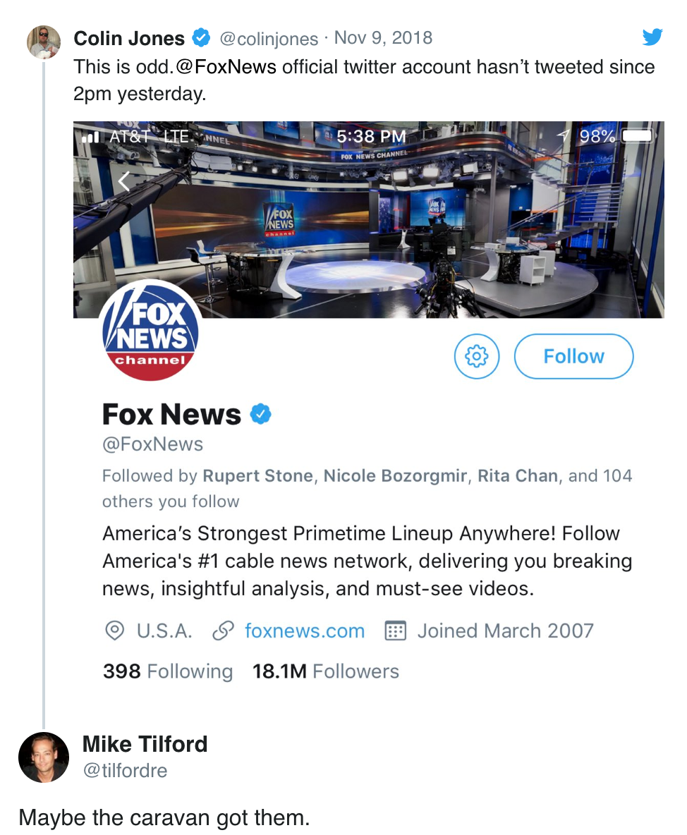 Fox News Goes Dark on Twitter — FTVLive
