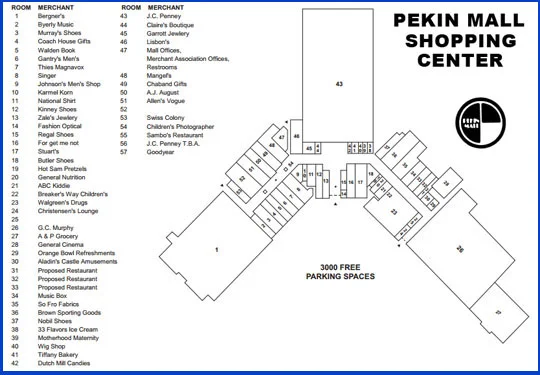 This Used To Be The Pekin Mall...Now It’s East Court Village ...