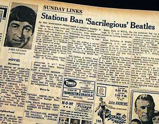Sunday Links: John Lennon “More Popular Than Jesus” Anniversary - Plus ...