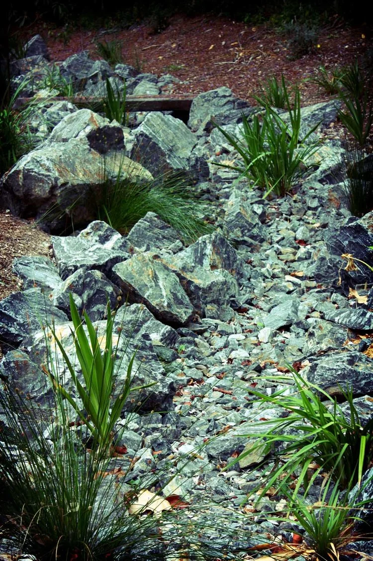 Overland water flow solutions in Landscape Design — SEED Landscape Design