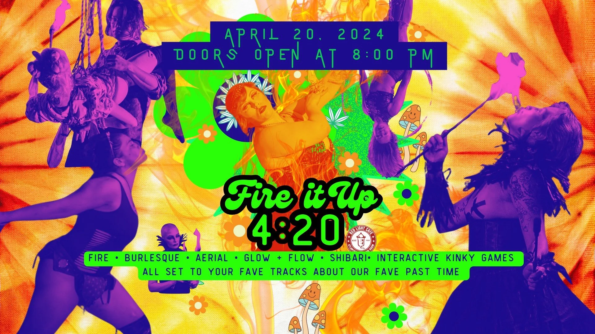 Fire It Up: A Scorching Fire Dancing Burlesque Show! — Red Light Café ...