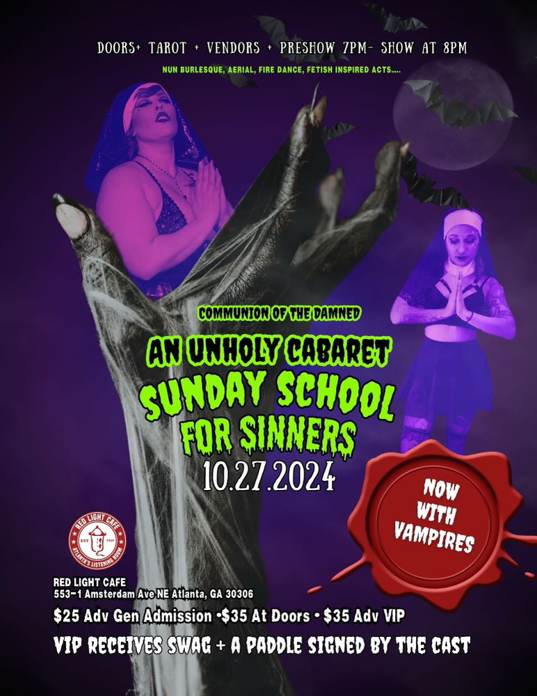 Sunday School for Sinners: An Unholy Cabaret! (A Kinky Variety Show ...