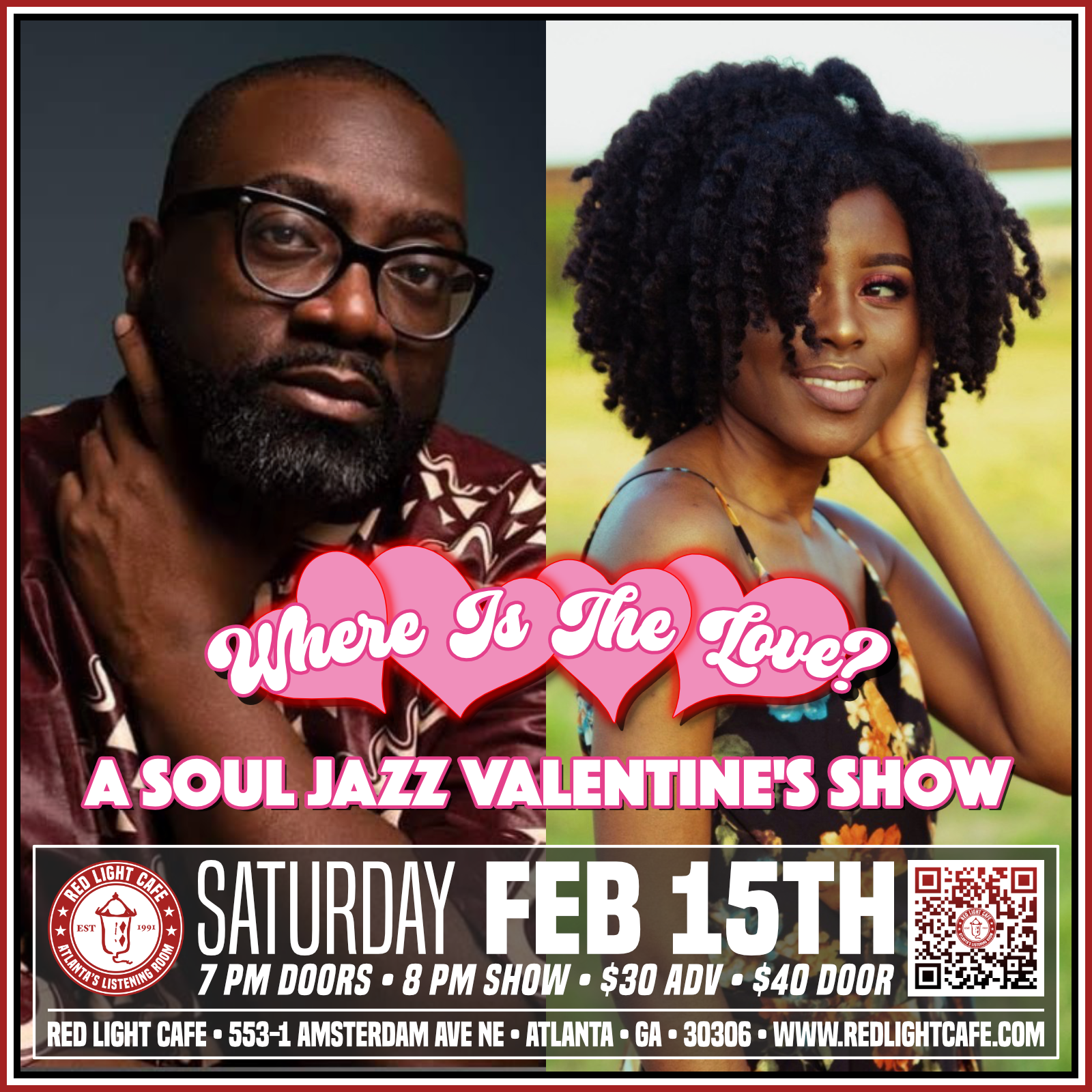 Calendar — Red Light Café, Atlanta, GA