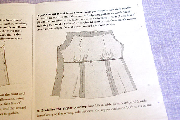 Sewing Charm Patterns "Rita" Blouse — Natalie Curtiss Art & Design