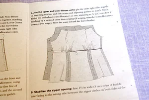 Sewing Charm Patterns "Rita" Blouse — Natalie Curtiss Art & Design
