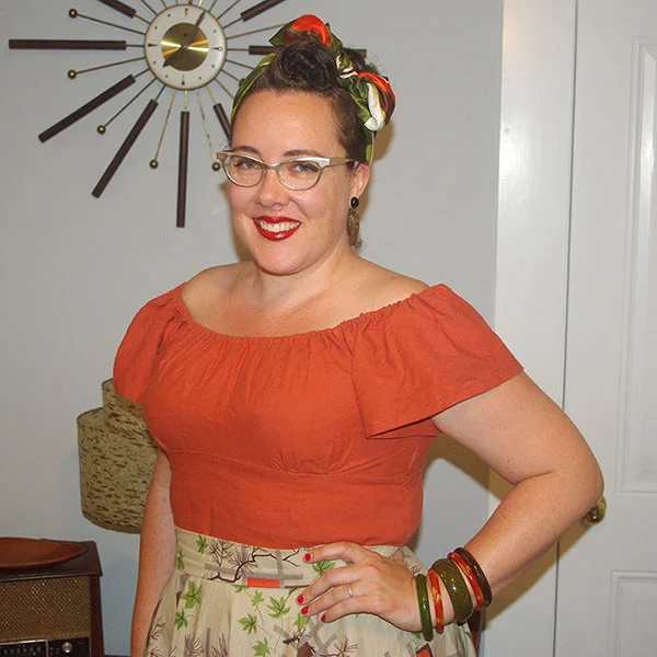 Sewing Charm Patterns "Rita" Blouse — Natalie Curtiss Art & Design