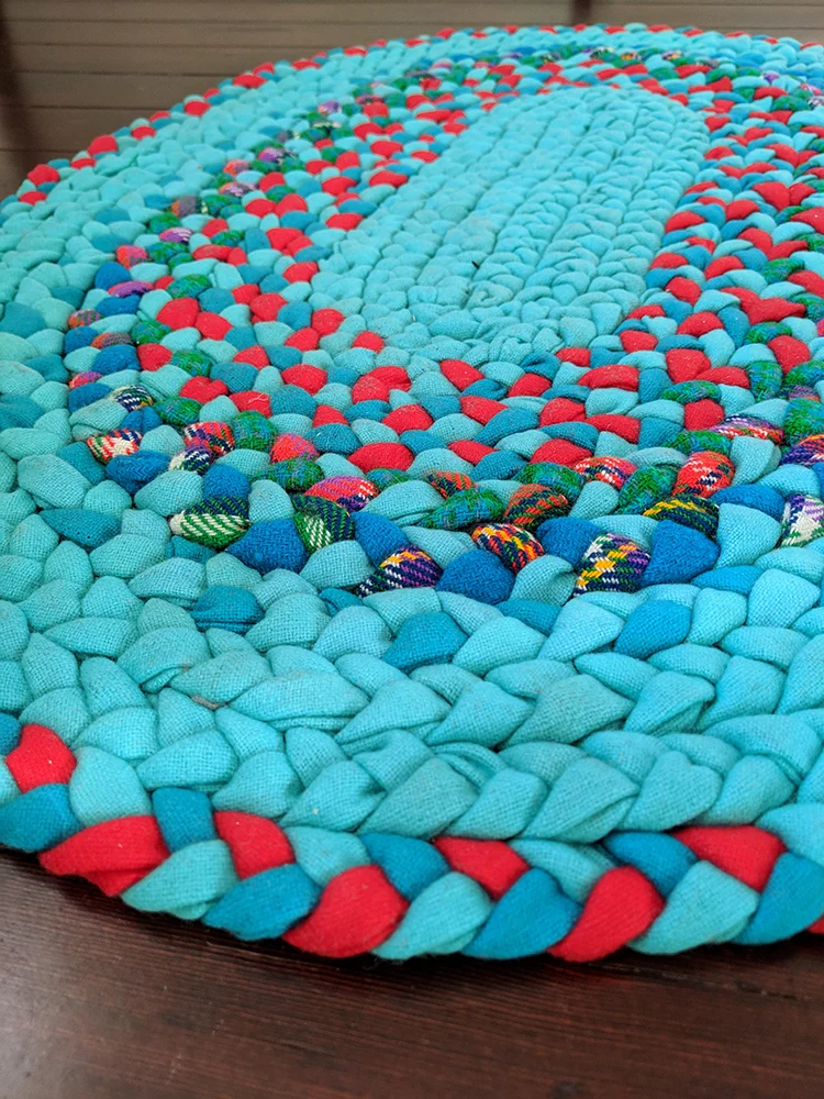 Vintage Crafting: Braided Rag Rug — Natalie Curtiss Art & Design