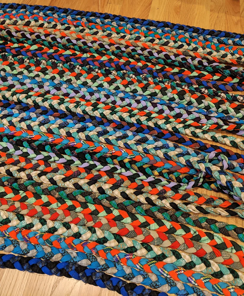 Vintage Crafting: Braided Rag Rug — Natalie Curtiss Art & Design