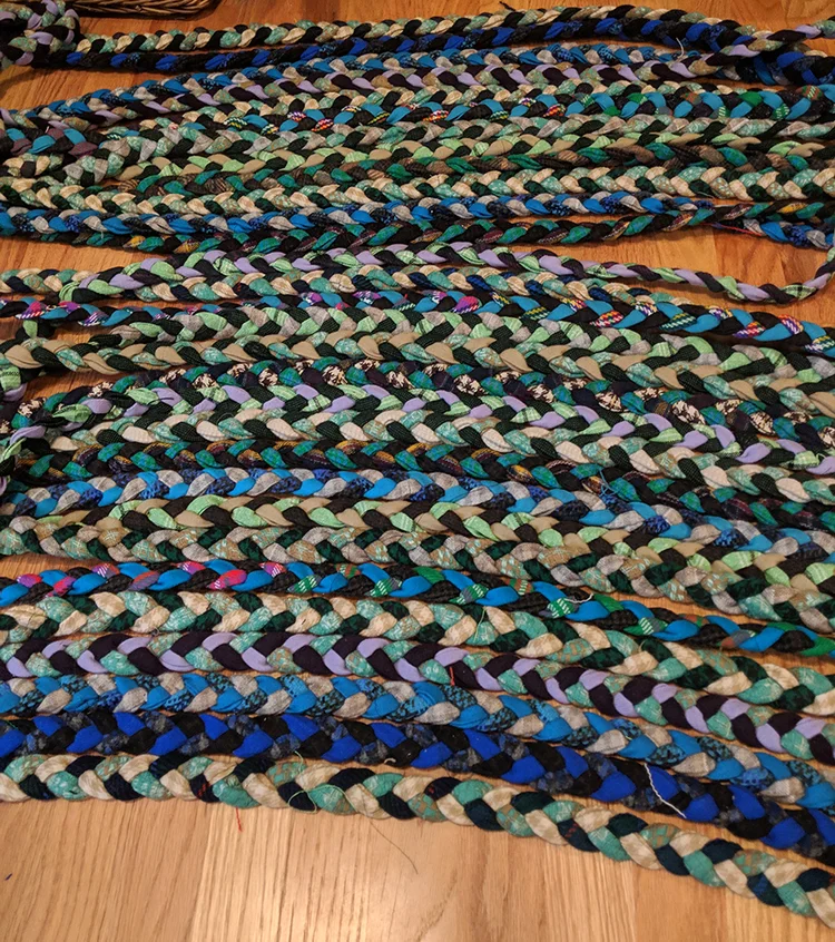 Vintage Crafting: Braided Rag Rug — Natalie Curtiss Art & Design