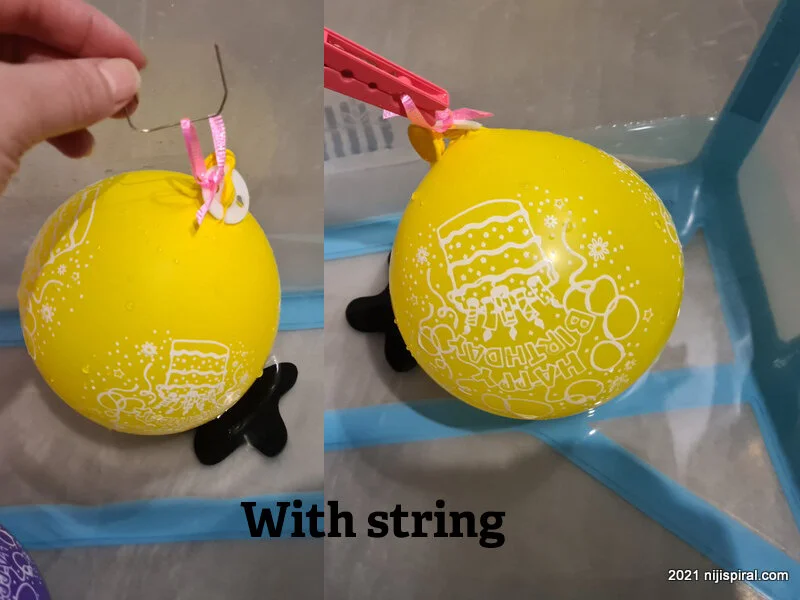 Making Yoyo Balloon at home (Yoyo Tsuri) — Niji Spiral