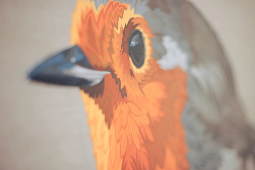 Robin Painting — Sam Charles Art
