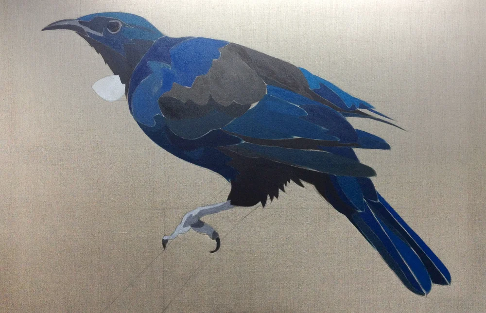 Tui Bird Painting — Sam Charles Art