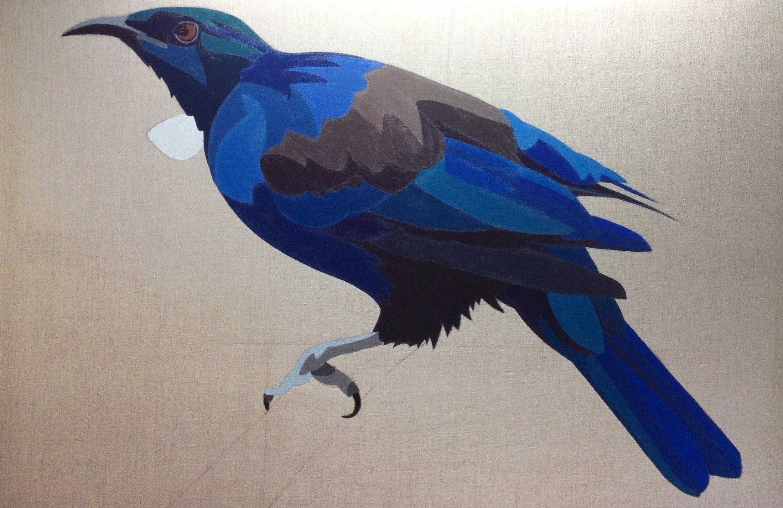 Tui Bird Painting — Sam Charles Art
