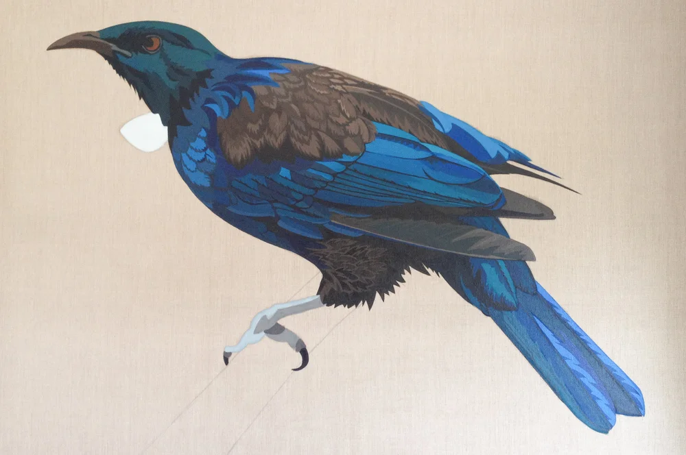 Tui Bird Painting — Sam Charles Art