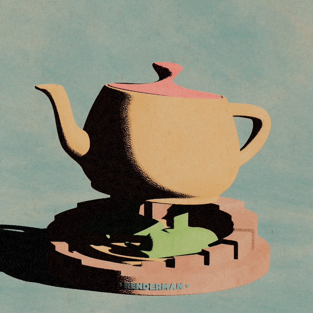 RenderMan NPR Stippling Preset | IRONIC3D