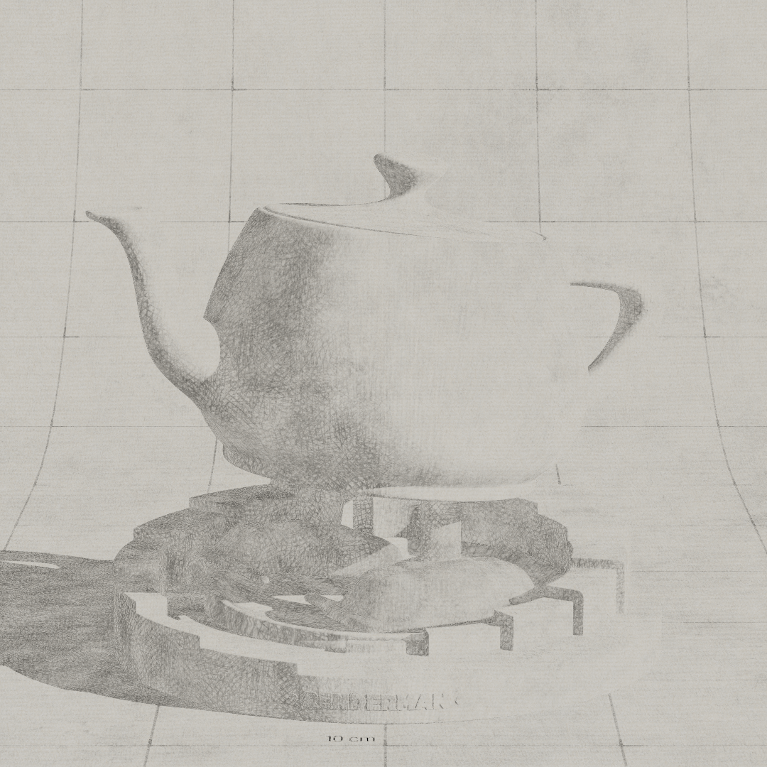 RenderMan NPR Pencil Preset | IRONIC3D