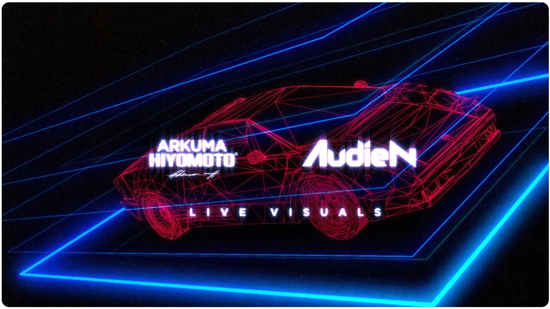 80s inspired Synthwave Live Visuals — Arkuma Tech - Motion Graphics Design