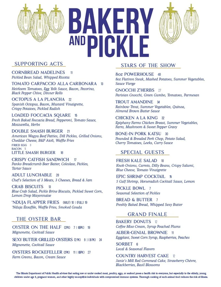 Menu — Epiphany Farms Hospitality Group