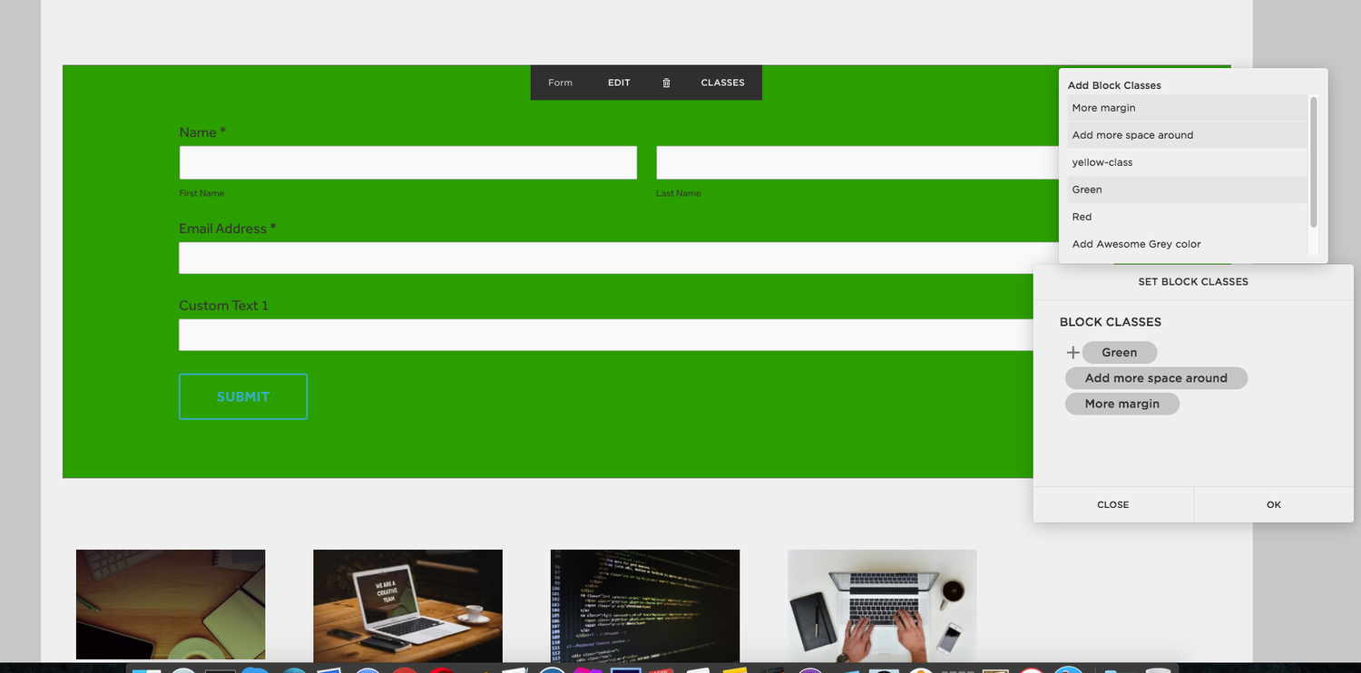 Squarespace Custom Table Block — Squarewebsites Plugins