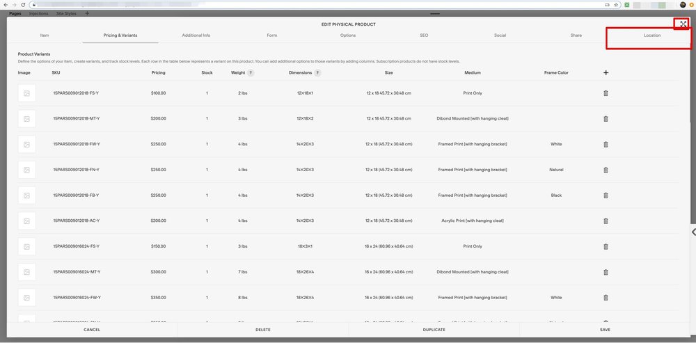 Squarespace Admin UI Tweaks — Squarewebsites Plugins