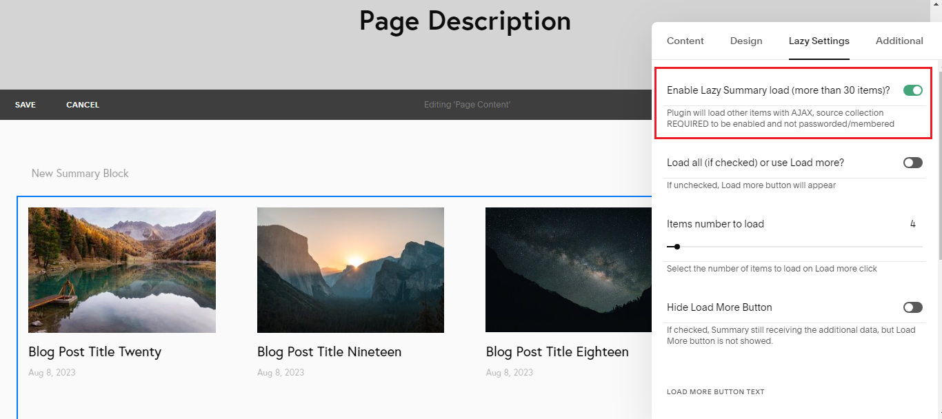 Installing Lazy Summaries on Squarespace 7.0 — Squarewebsites Plugins
