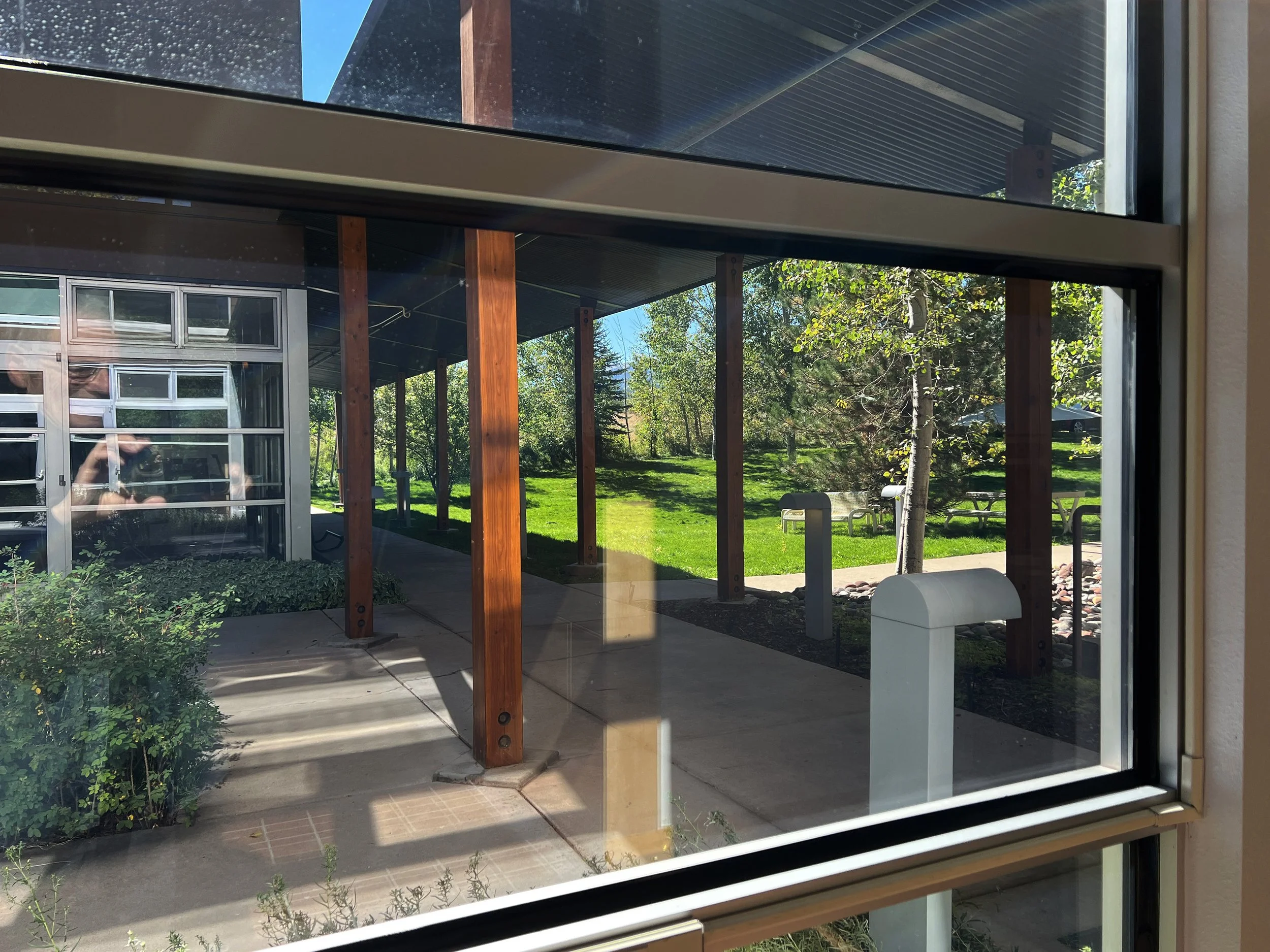 delivering the paintings to aspen cmc gallery — philip tarlow