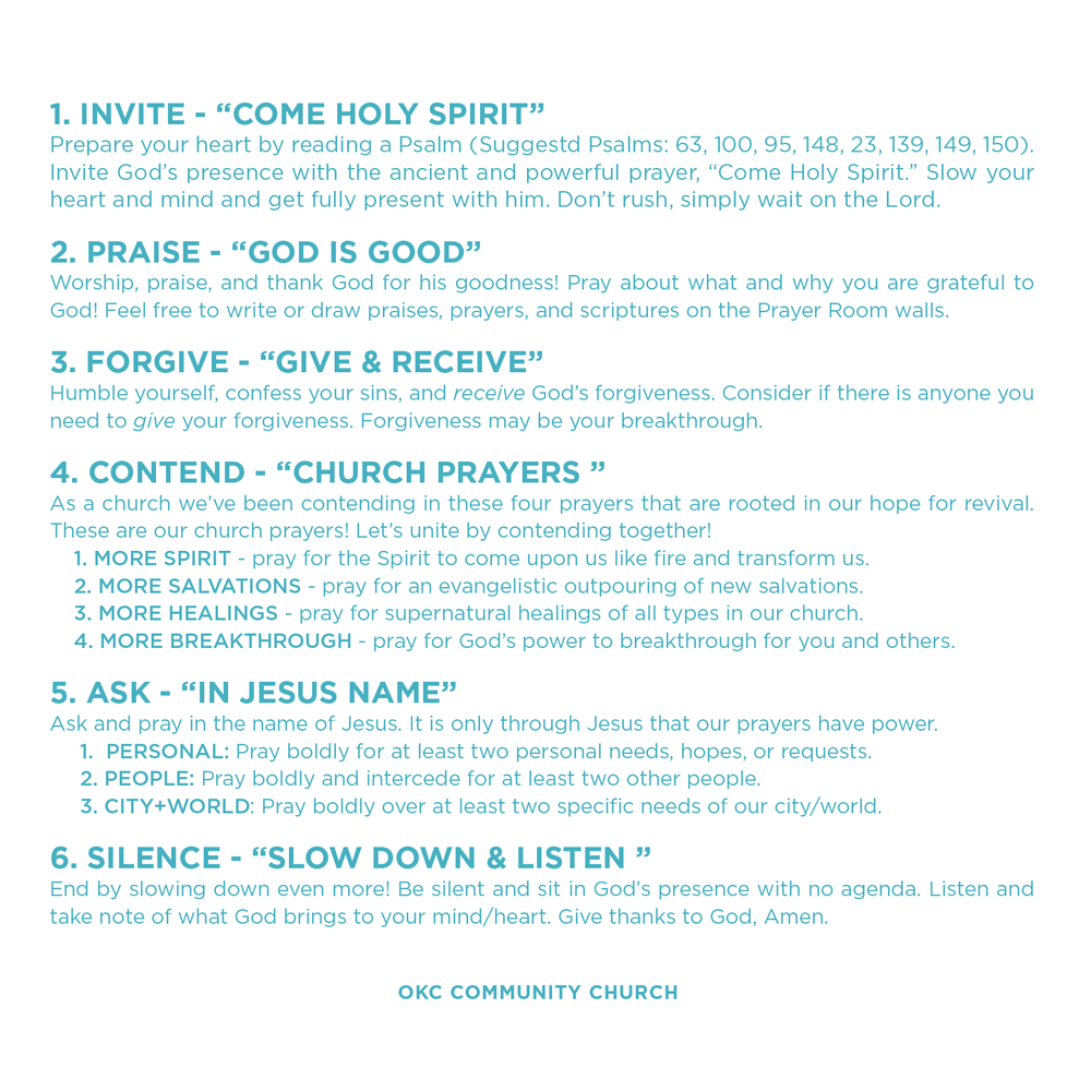 OKC Community Church — Prayer Room