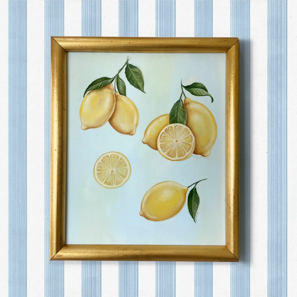 Vintage Lemon Art