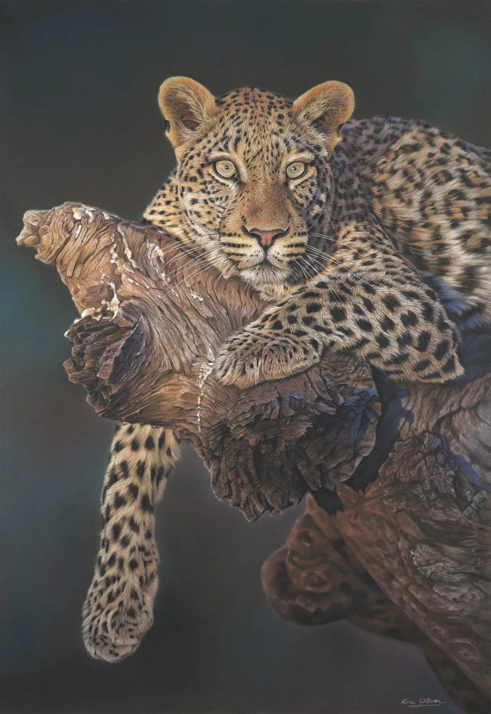 Leopard Oil Painting