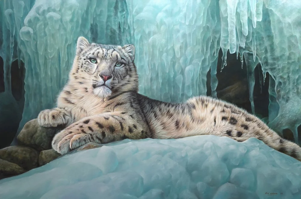 Snow Leopard Painting