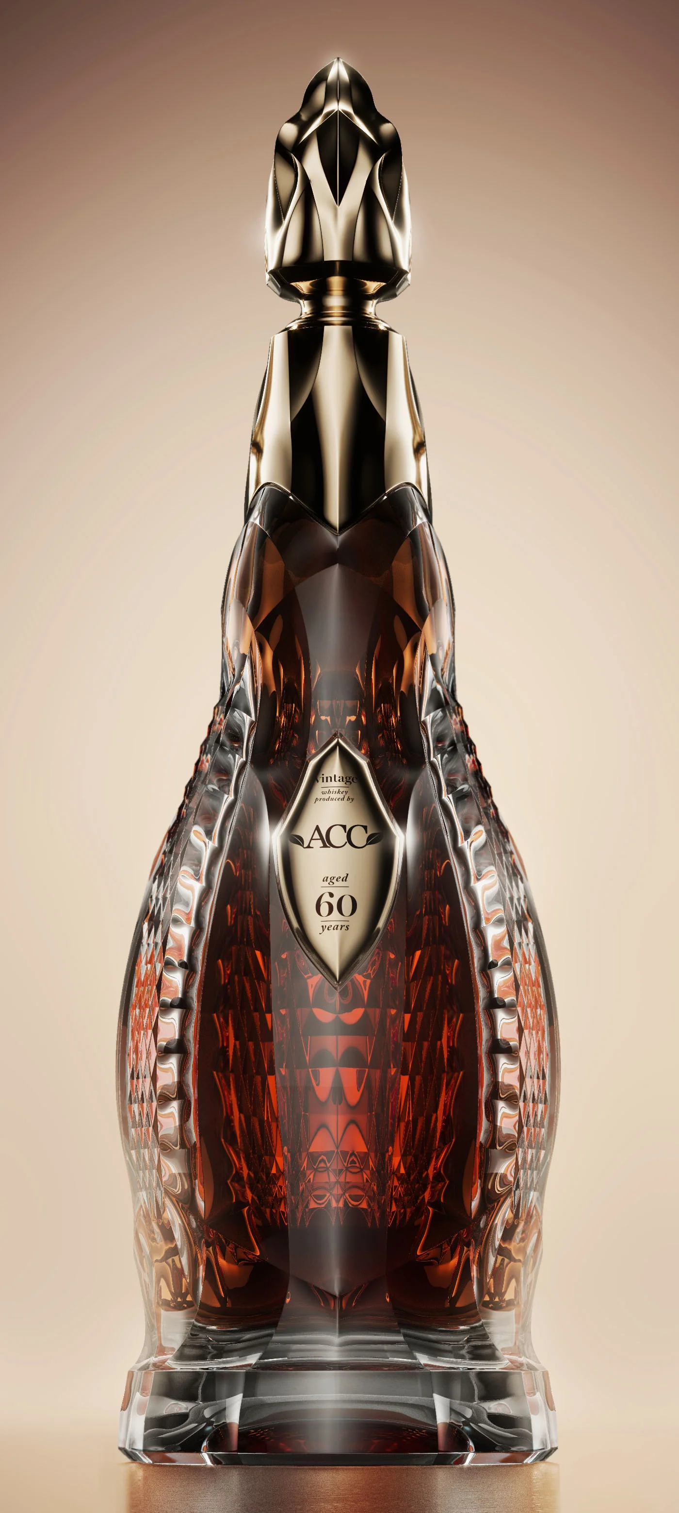 Luxury whisky bottle for ACC — luxury and high-end design