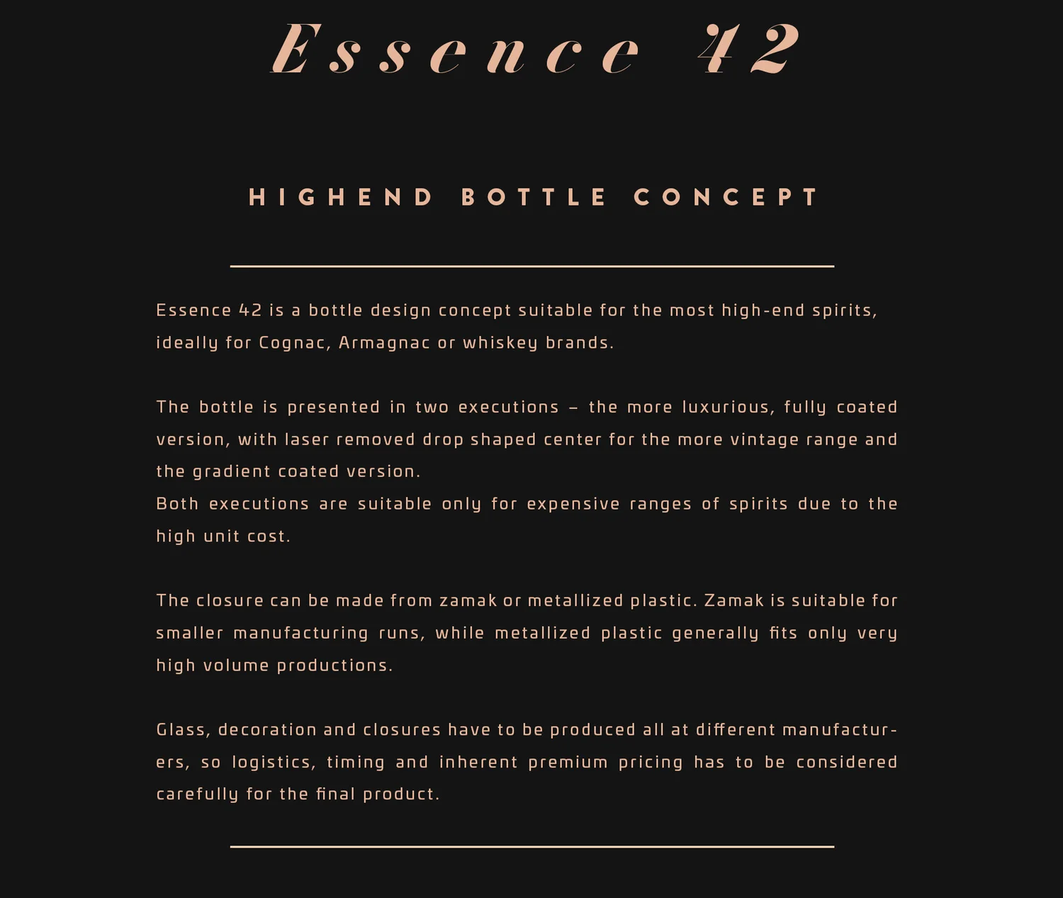 Essence 42 — luxury and high-end design