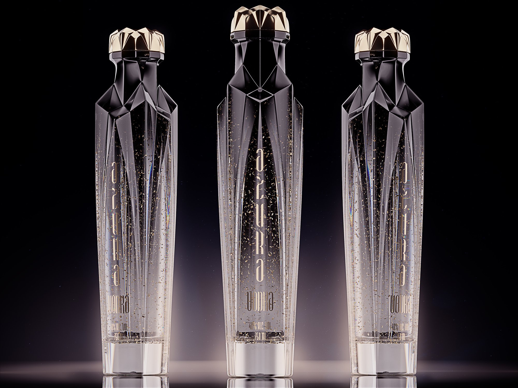 Azura Vodka — luxury and high-end design