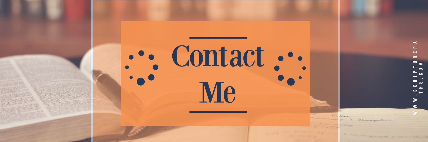 Contact Me — Scripture Paths