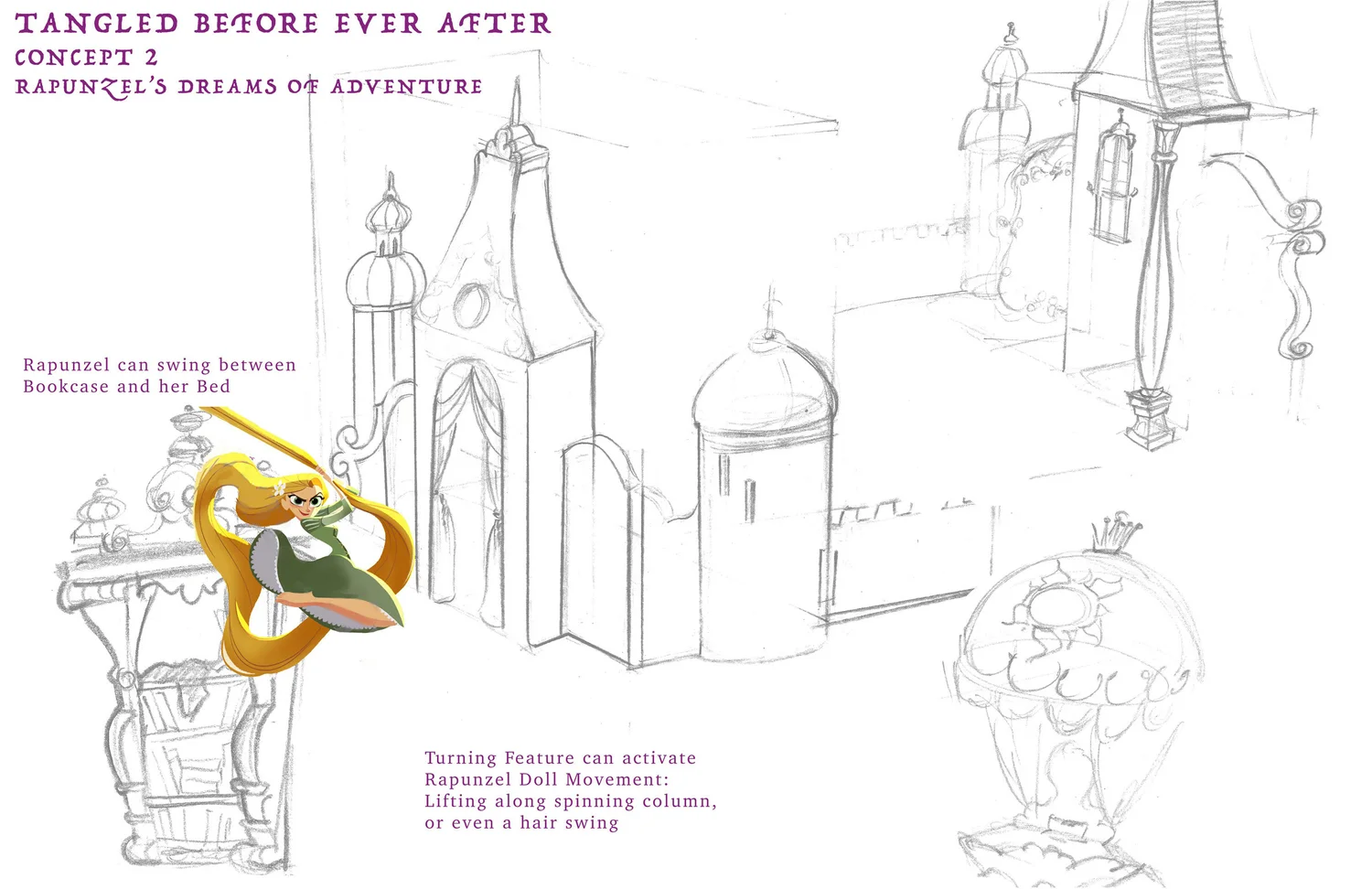 Rapunzel Concept Art Swing 3982