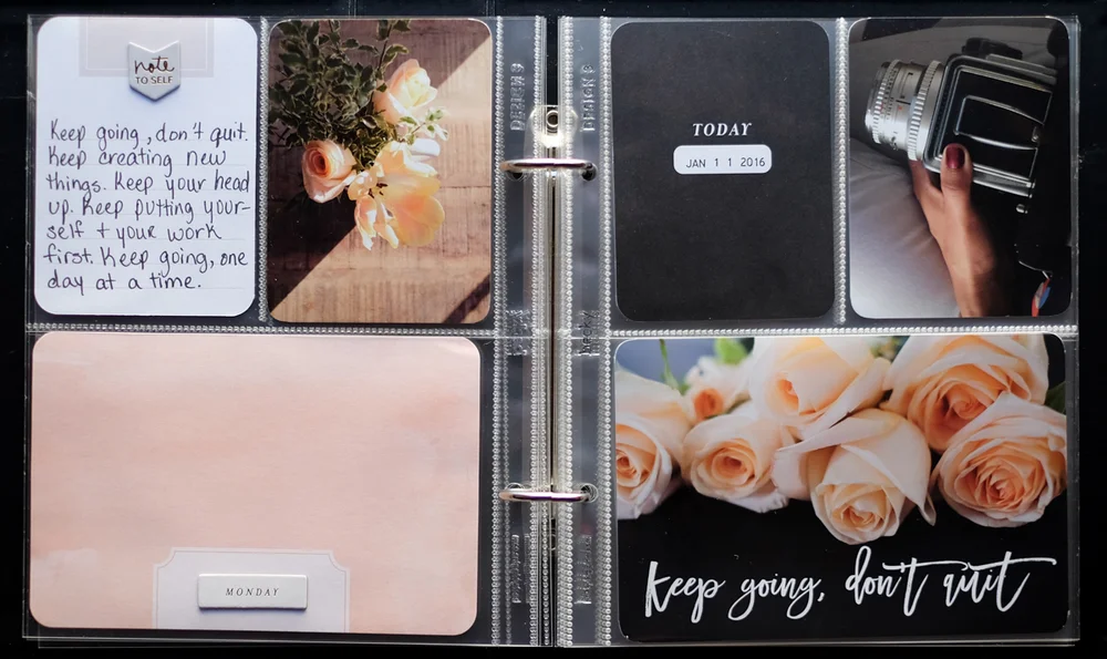 Project Life - January Layouts