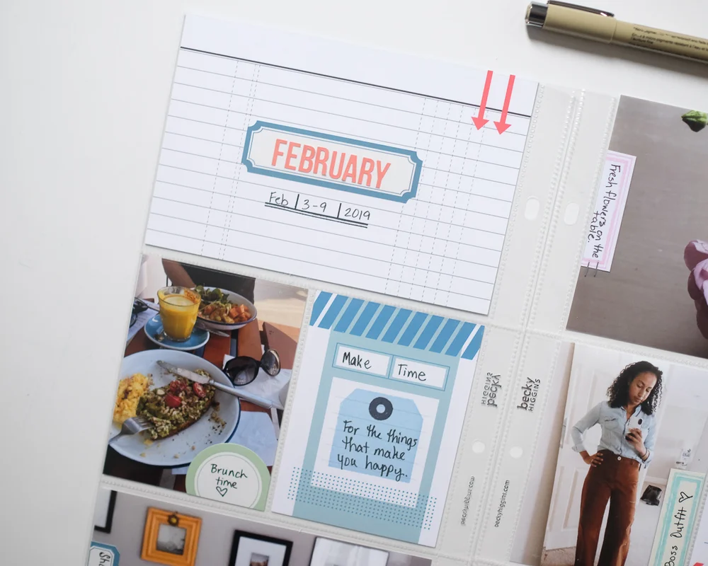February Layouts with Kelly Purkey Shop