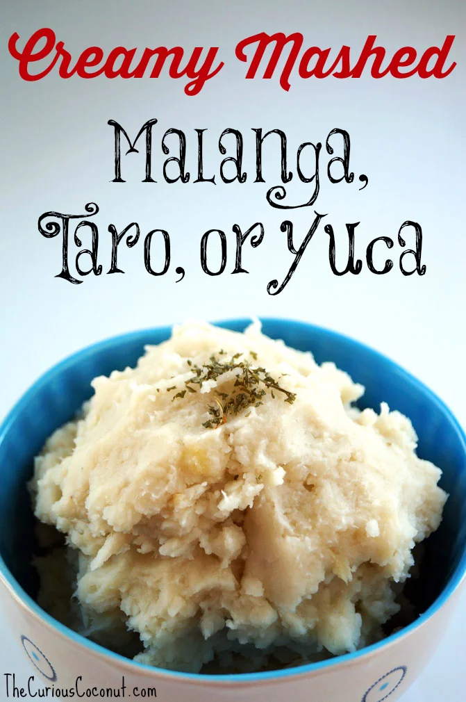 Mashed Malanga, Taro, or Yuca: nightshade-free potato substitutes — The ...